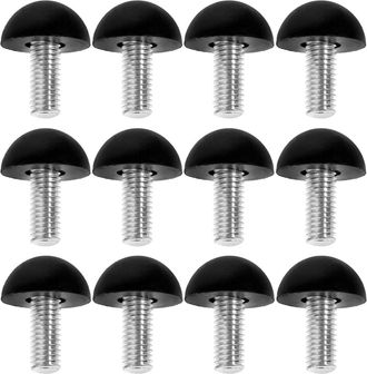 SOLUSTRE 20 St&uuml;ck Verstellbare M&ouml;bel f&uuml;&szlig;e aus Gummi rutschfeste Schraubf&uuml;&szlig;e f&uuml;r Tische St&uuml;hle Schr&auml;nke Stabile Bodenschoner H&ouml;henverstellbar Kratzfest f&uuml;r Uneb