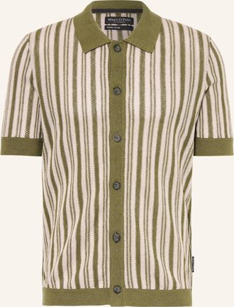 Marc O'Polo Marc Opolo Strickhemd Regular Fit gruen