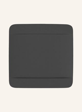Villeroy & Boch Speiseteller Quadratisch Manufacture Rock schwarz