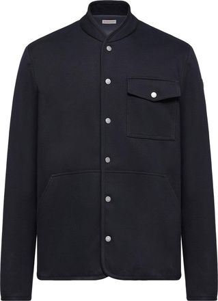 Moncler Moncler Bandelier Shirt Jacket, Men, Blue, Size: 0