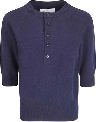 Extreme Cashmere Top - Bleu Fonc&eacute;