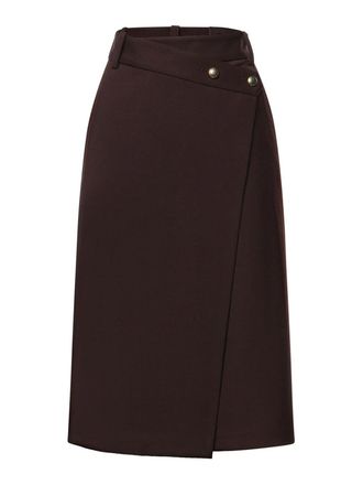 Pinko Jupe Midi - Marron