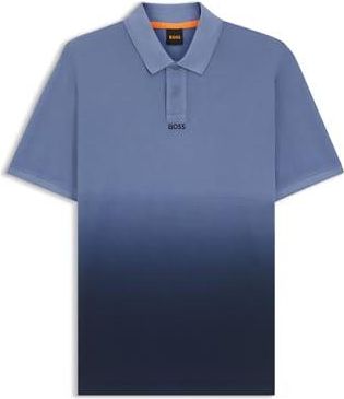 BOSS Hommes PE Gradient Polo en piqu&eacute; de Coton avec Effet d&eacute;grad&eacute;