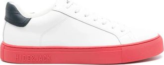 Hide&Jack Homme, Chaussures, Blanc, Taille: 42 EU Baskets en cuir &agrave; bout rond