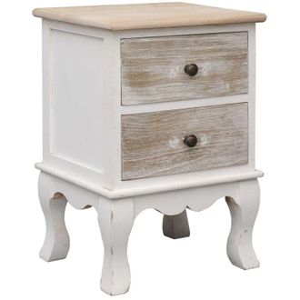 vidaXL Table de chevet 35x30x50 cm Bois de Paulownia vidaXL