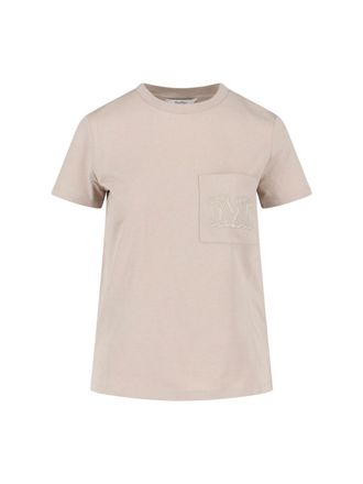 Max Mara Embroidered Logo T-Shirt