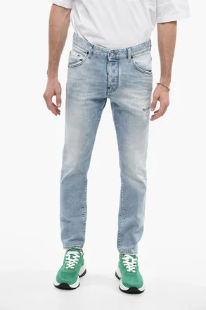 Dsquared2 ONE LIFE ONE PLANET Skater-Fit-Jeans mit heller Waschung 17cm Dsquared2