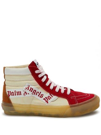 Palm Angels x Vans baskets mi-montantes Sk8 LX - Blanc