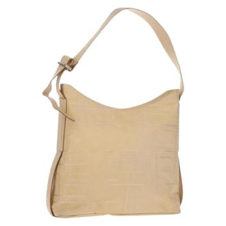 Ferragamo Sac bandouli&egrave;re en nylon Pre-owned - Femme - Pre-owned - Beige - Taille: ONE Size