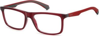 Polaroid unisex, Accessoires, Rouge, Taille: 56 MM D548 Optical Frame