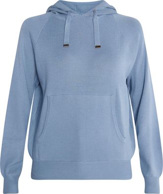 Usha Strickhoodie Damen Denimblau