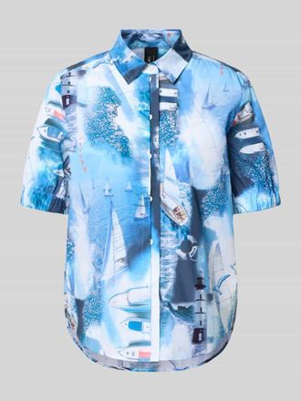 Marc Cain Regular Fit Hemdbluse mit Allover-Motiv-Print