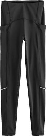 Next Femme Legging de Course avec Poche Noir XS