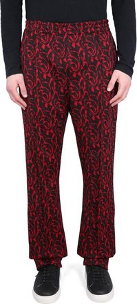 Baracuta Logo-Embroidered Polyester Joggers - Red