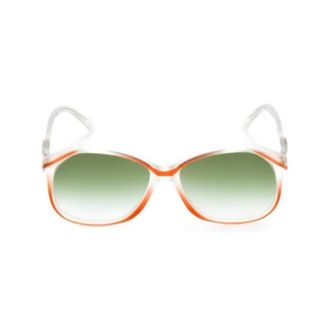 Saint Laurent Pre-owned Acetat sonnenbrillen - - Pre-owned - Damen - Wei&szlig; - ONE SIZE