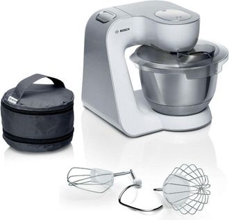 Bosch Serie 4, K&uuml;chenmaschine, MUM 5, 1000 W, Wei&szlig;, silber, MUM58200