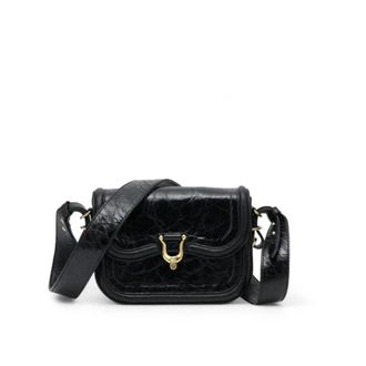 CLARIS VIROT Femme, Sacs, Noir, Taille: ONE Size Mini Manon Vernis Vintage