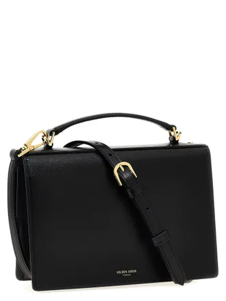 Golden Goose Palmellato Leather Top Handle Bag - Black