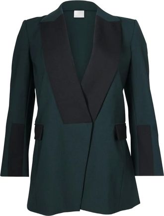 Dion Lee blazer bicolore - Vert