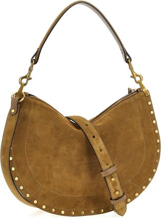 Isabel Marant Studded Suede Hobo Bag - Camel