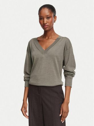 HUGO BOSS Pullover Freeslyn 50563400 Braun Regular Fit