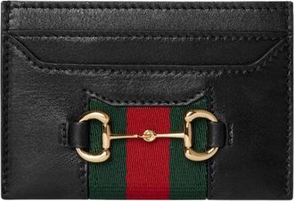Gucci Horsebit Web Kartenetui - - Accessories - Damen - Schwarzk - ONE SIZE
