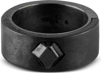 Parts Of Four bague Sistema en argent sterling - Noir