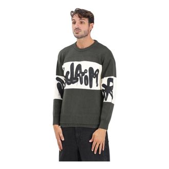 Disclaimer Herren, Strickwaren, Gr&uuml;n, LGr&ouml;&szlig;e