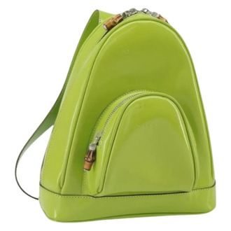 Gucci Pre-owned Vintage Rucksack - - Pre-owned - Damen - Gr&uuml;n - ONE SIZE