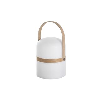 tomasucci POL table lamp, white/oak