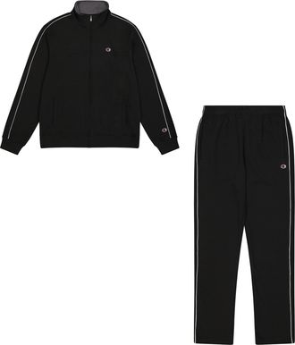Champion Herren Legacy-Full Zip with Logo Sweatsuit, Schwarz (KK001), XS