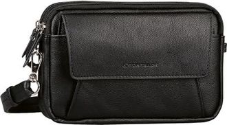 Tom Tailor Sac &agrave; bandouli&egrave;re Tilly pour femme, noir, Noir