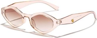 Generic Lunettes de soleil rondes rétro vintage avec petite monture UV400, 6, Taille unique