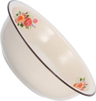 Garneck Bol Vintage Extra Large Bassine M&eacute;langeuse Multifonctionnelle R&eacute;cipient &agrave; L&eacute;gumes Pour Cuisine Domestique