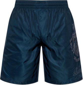 Balmain Homme, Maillots de bain, Bleu, Taille: M Logo Swim Shorts