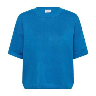 Saint Tropez Milasz Pull Col Rond - Femme - Pulls - Bleu - Taille: 40 FR