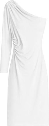 Max Mara Femme, Robes, Blanc, Taille: 40 FR Gargano Midi Dress