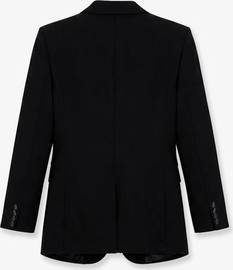 Frankie Shop Womens Tailored Blazer Amelia Black Polyester Blazers Jacket
