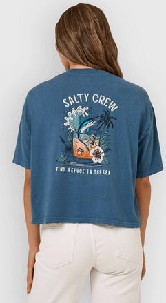 Salty Crew Mai Tai Tails Skimmer T-Shirt midnight navy