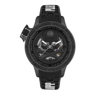 Philipp Plein Rich Skeleton Automatic Watch - - Accessories - Herren - Schwarzk - ONE SIZE