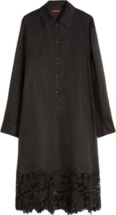 Max Mara Femme, Robes, Noir, Taille: 40 FR Shirt Robes