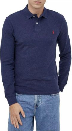 Polo Ralph Lauren Langarm-Poloshirt Herren Hemd Slim-Fit Weich, atmungsaktiv und angenehm auf der Haut