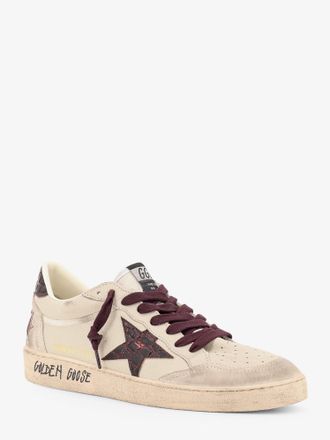 Golden Goose Mens Sneakers Ballstar Leather White Trainers