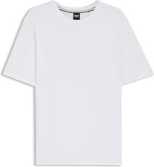 BOSS Hommes Waffle T-Shirt T-Shirt de Pyjama &agrave; la Structure gaufr&eacute;e avec Logo brod&eacute;