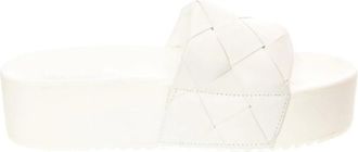 Steve Madden Femme, Chaussures, Blanc, Taille: 38 1/2 EU Tongs