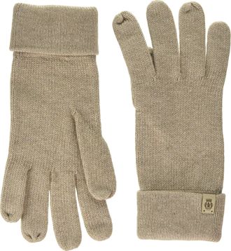 Roeckl Damen Essentials Basic Handschuhe, Braun (Cashmere 154), One Size