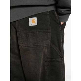 Carhartt Work in Progress Loose-Fit Faded Denim Jeans - Black