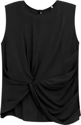 Liviana Conti Femme, Tops, Noir, Taille: 42 FR Hauts sans manches