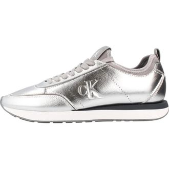 Calvin Klein Retro Runner Metallic - - Shoes - Damen - Grau - 39 EU