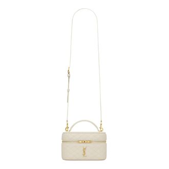 Saint Laurent Mini Gaby Vanity Bag - - Bags - Damen - Beige - ONE SIZE